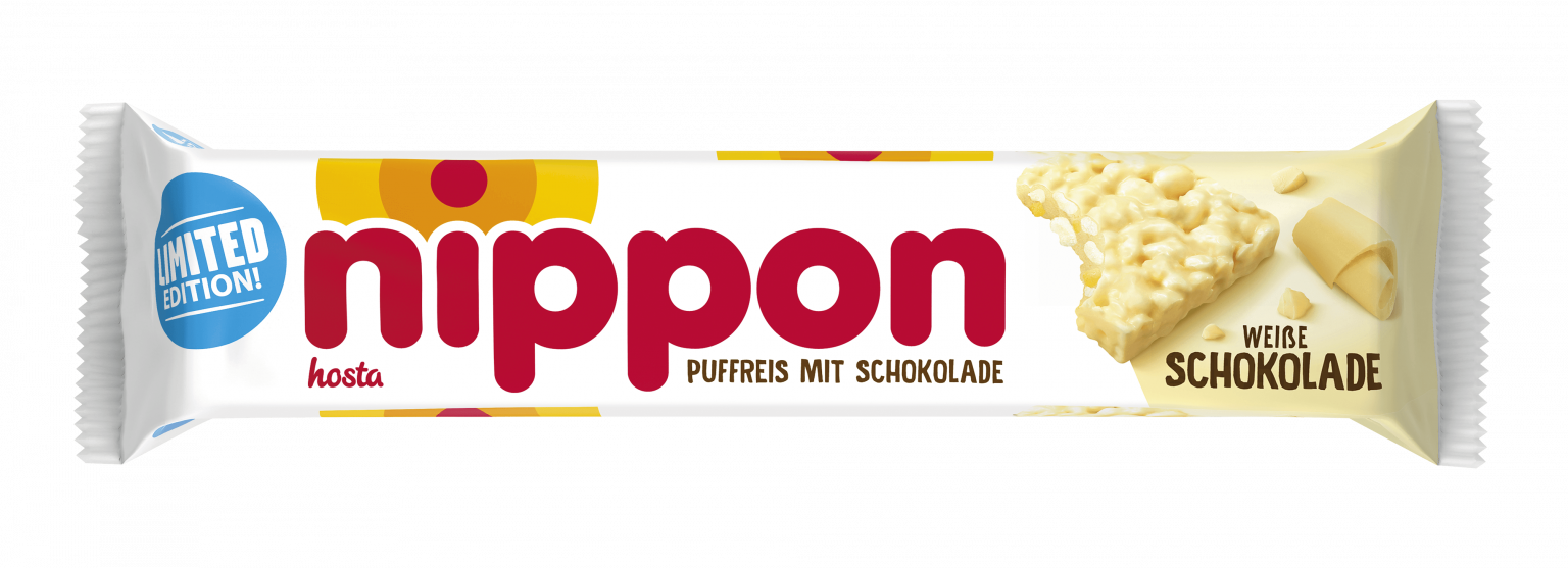 nippon Limited-Edition: Puffreis mit weißer Schokolade